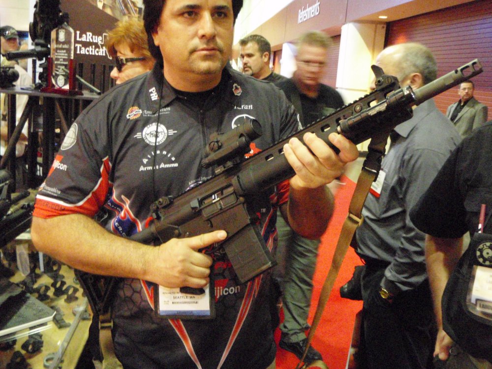 LaRue Tactical 7.62mm Stealth OSR (Optimized Sniper Rifle) at SHOT Show ...