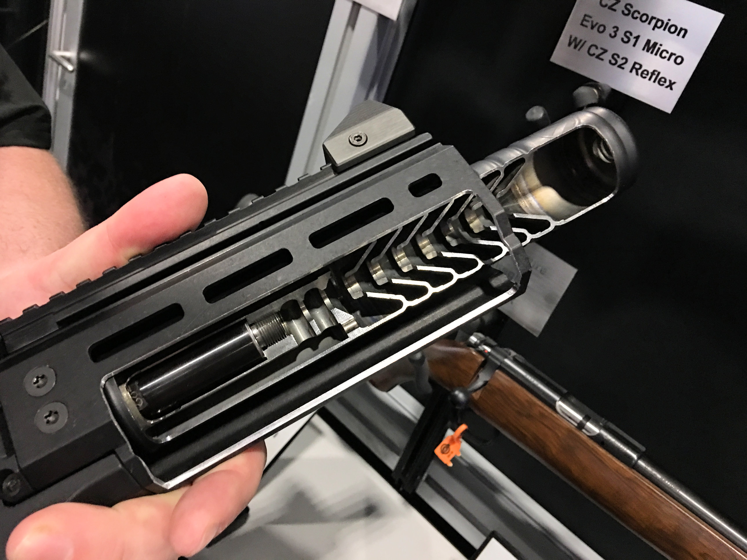 Reflex-Suppressed CZ Scorpion EVO III Micro S2 Reflex 9mm SMG/PDW ...